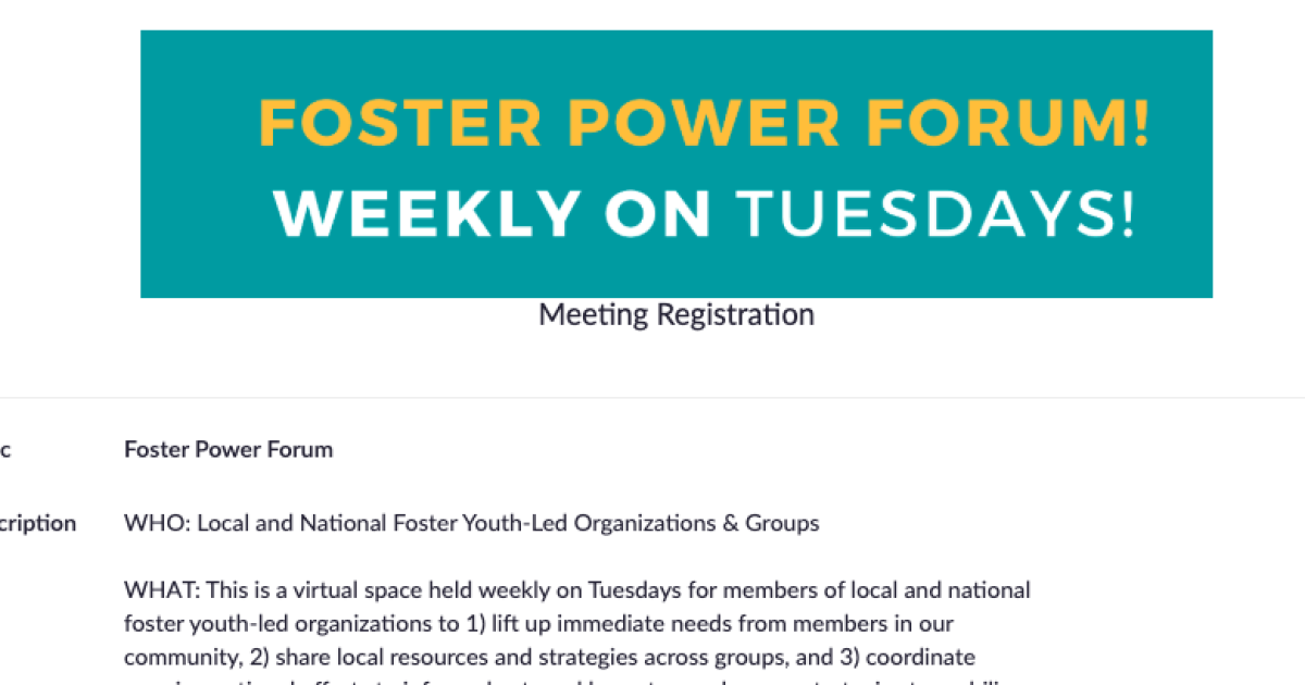 Forums: Foster Youth In Action | FosterClub